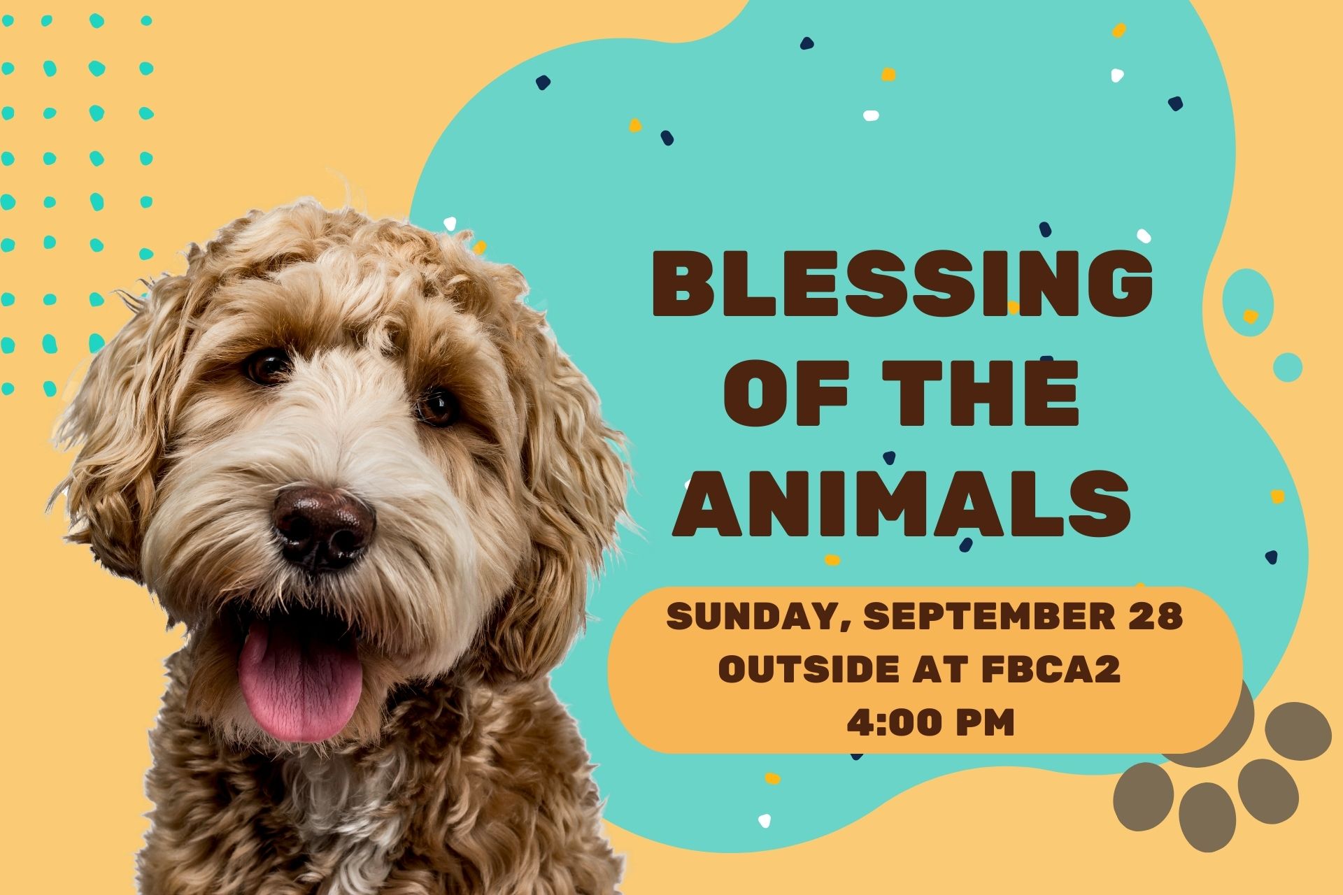Blessing of the Animals | First Baptist Church of Ann Arbor
